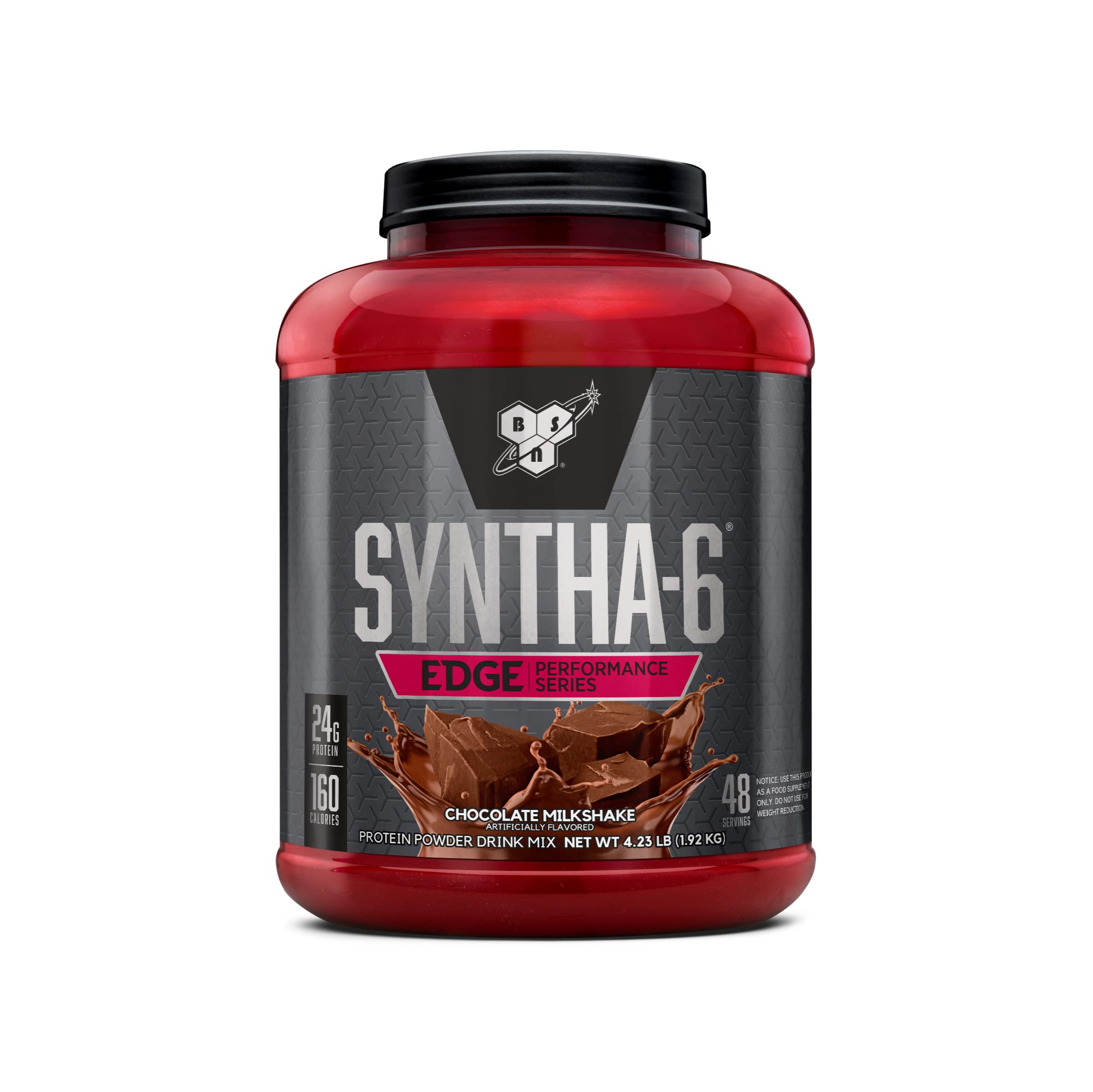 BSN SYNTHA-6 Edge Protein Powder, Chocolate with Hydrolyzed Whey ...