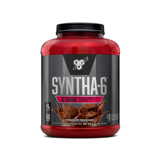 BSN SYNTHA-6 Edge Protein Powder, Chocolate with Hydrolyzed Whey ...