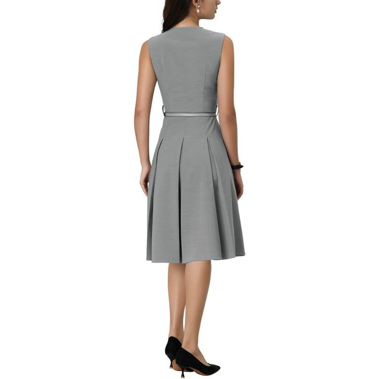 Free Shipping! Unique Bargains Women's Sleeveless Dress Zip Free Shipping! Unique Bargains Women's Sleeveless Dress Zip