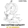 Anqdy 10 inch Miter Saw 15 Amp Single Bevel Compound - Walmart.com