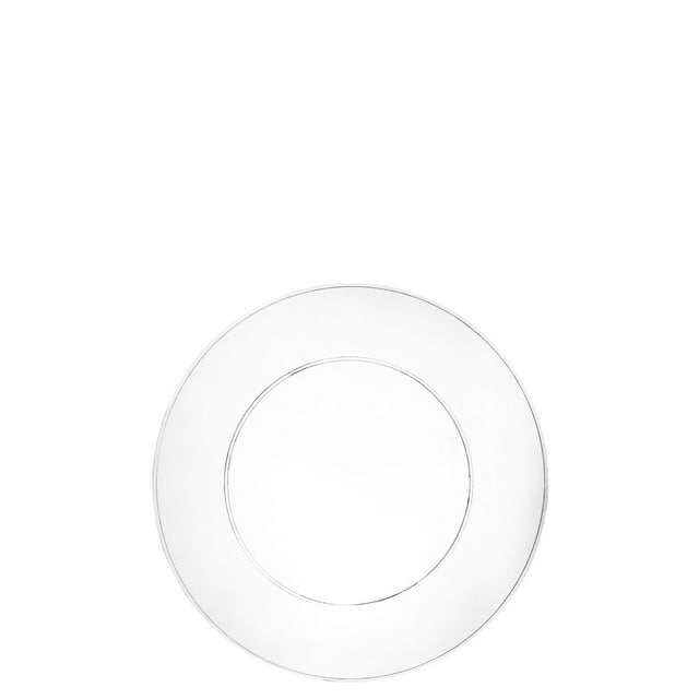(10 PACK) EcoQuality 6" inch Round Clear Plastic Plates Mod Collection ...