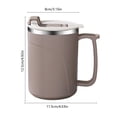 400ml Stainless Steel Cup Insulated Tea Cup, Insulated Mug with Lid and ...