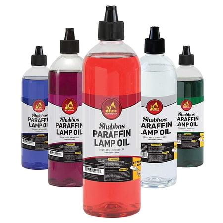 Quality Paraffin Lamp Oil - Red - Smokeless Odorless All Purpose Use ...