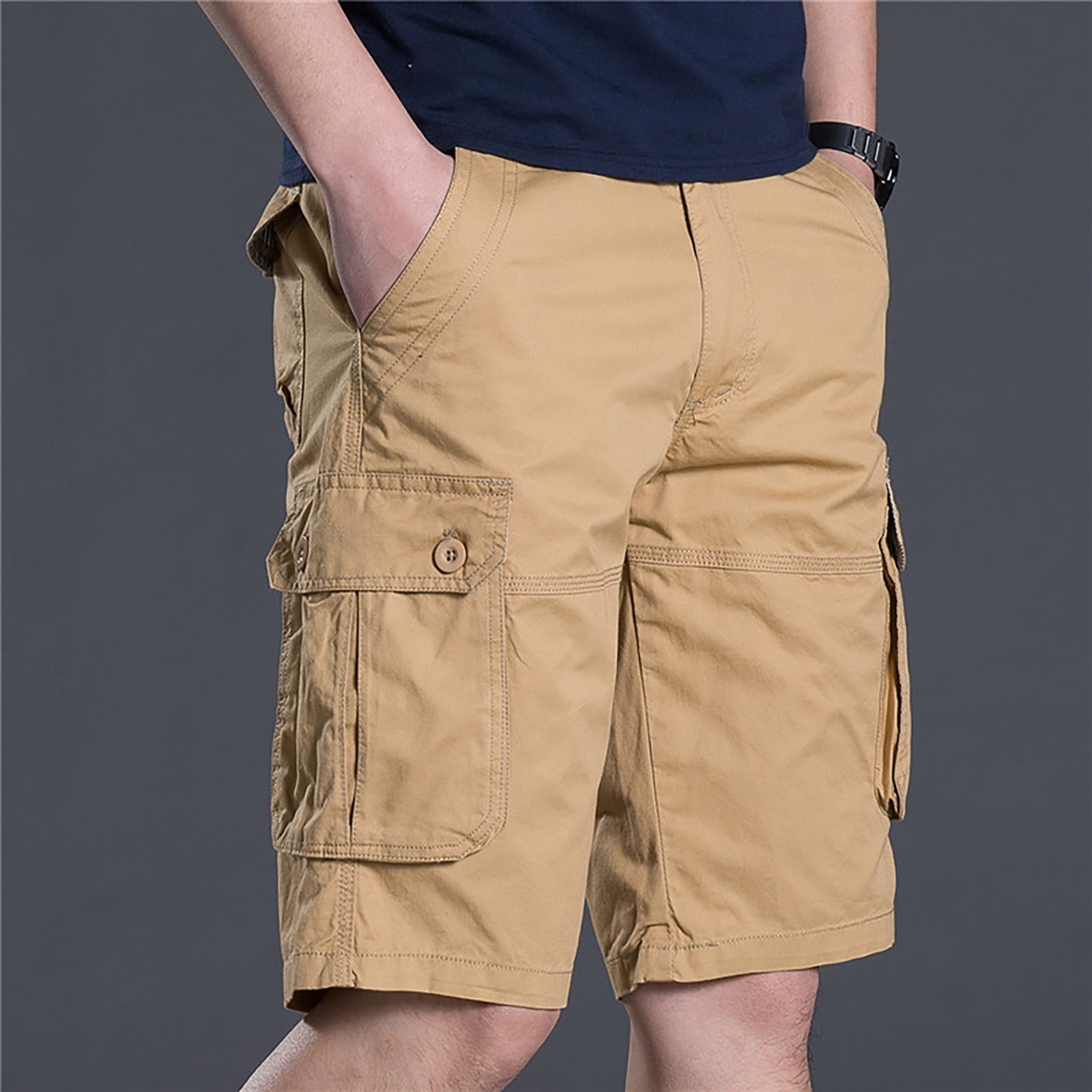 Holloyiver Mens Work Shorts 9" Work Pants for Mens Portable Phone ...
