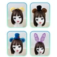 Furry Bear Ear Hairhoop for Female Face Washing Makeup Plush Hairband ...