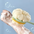 Long Handle Shower Brush with Soft Bristles for Gentle Exfoliation and ...