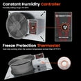 Abestorm 720CFM High Air Flow Crawlspace Ventilation Fan, IP55 Rated 10 ...
