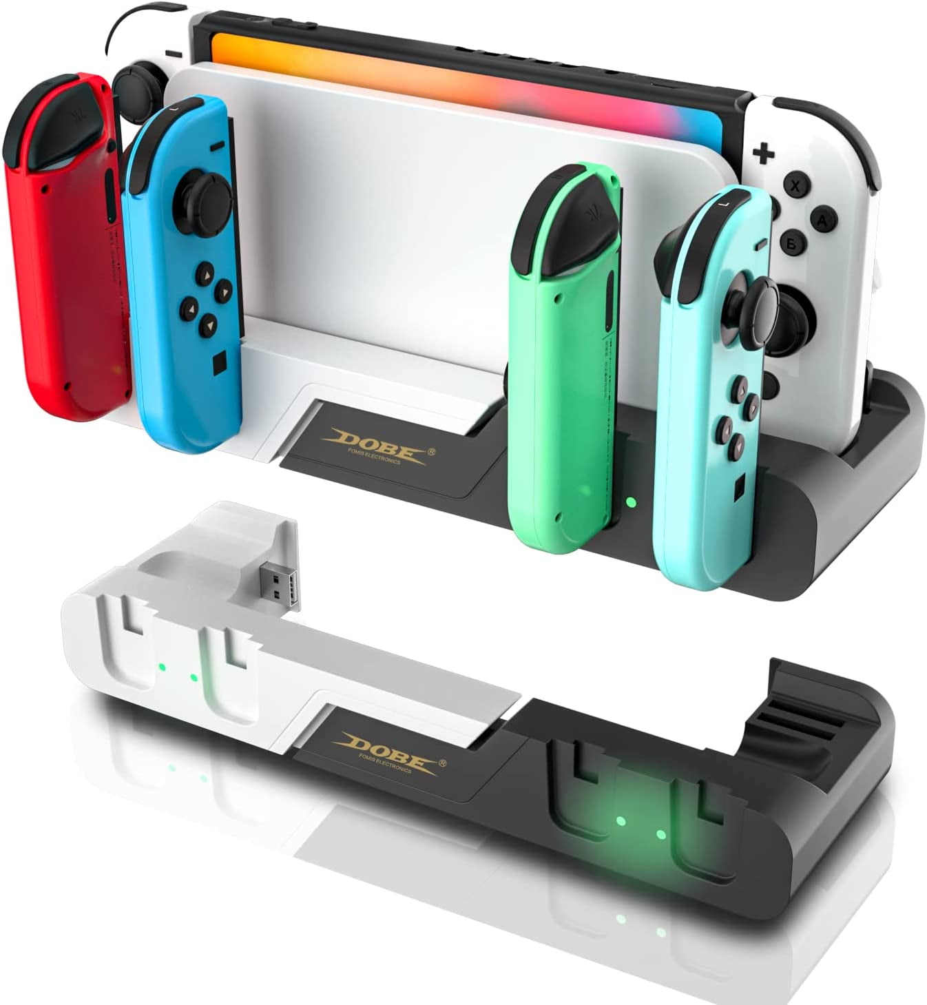 Charging Dock Compatible with Nintendo Switch & OLED Model Joy-con ...