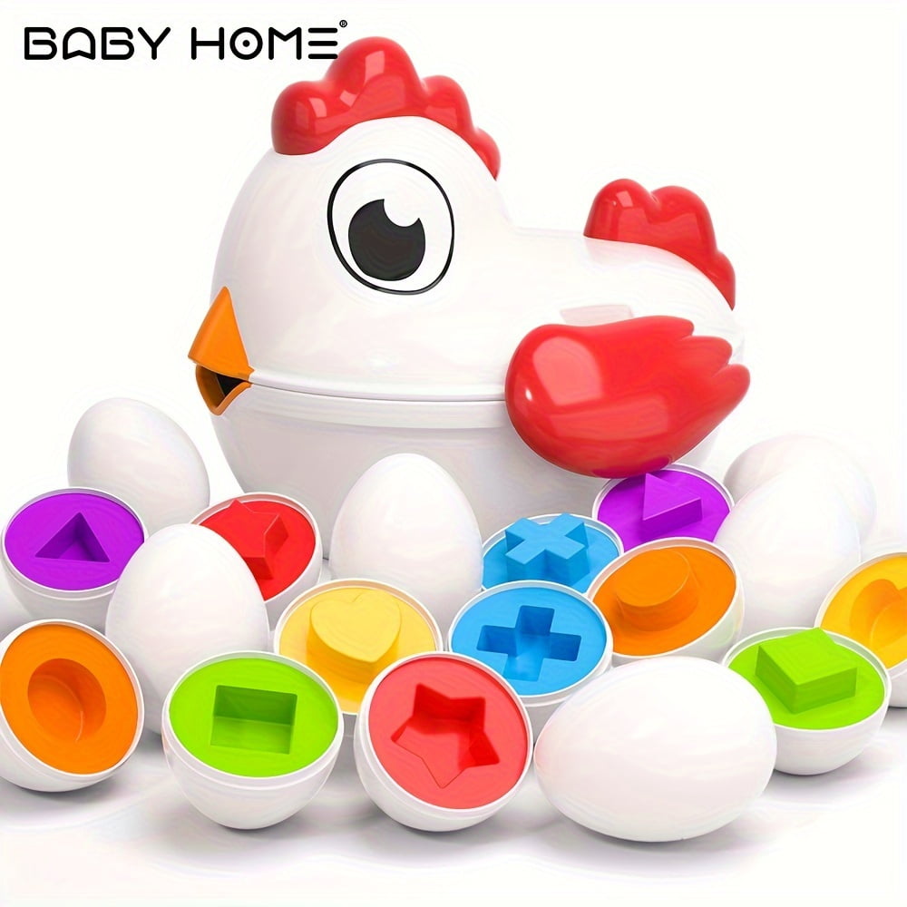 Click here for Grm Temi Toddler Chicken Easter Eggs Toys - Color... prices