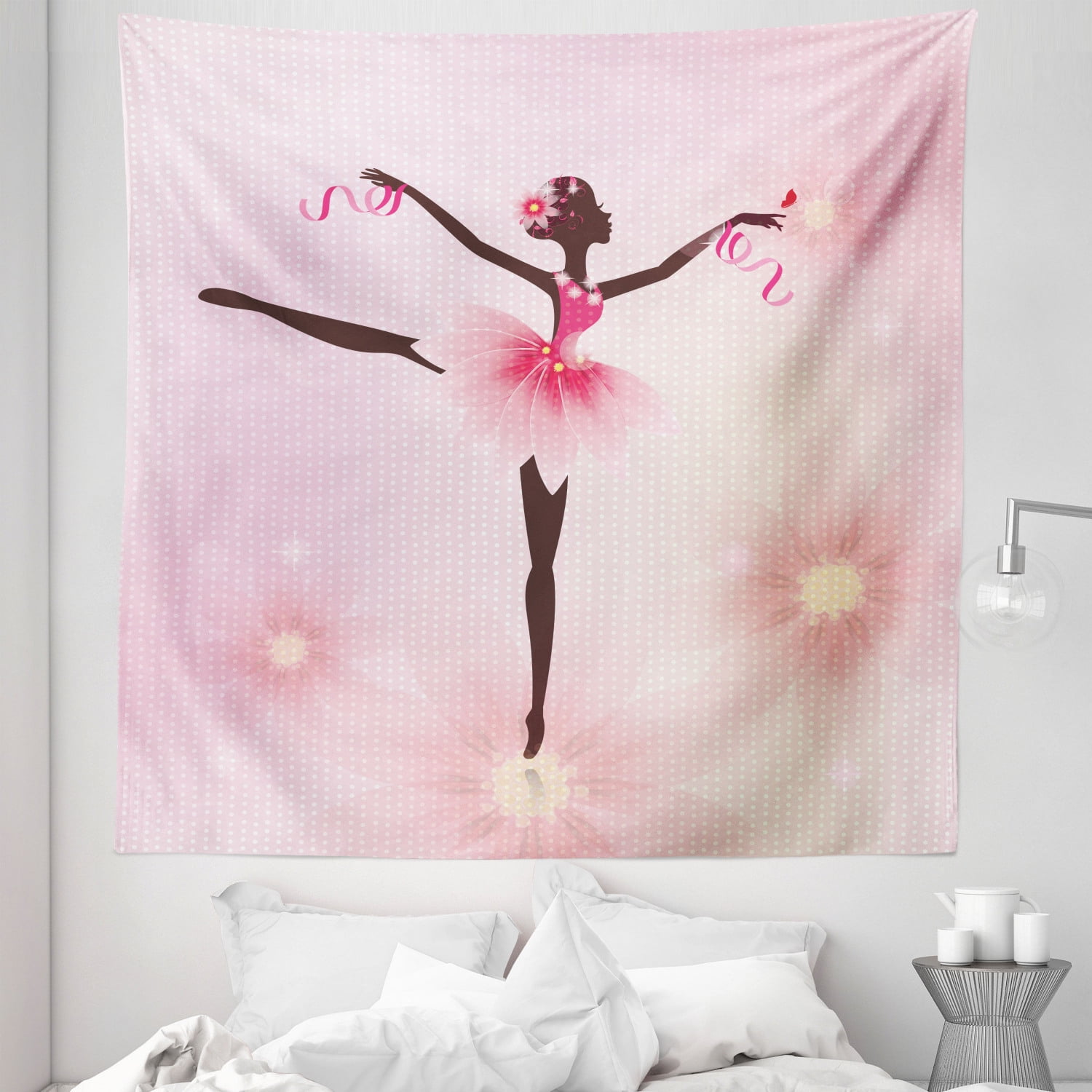 Pink Ballerina Silhouette