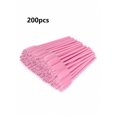 Disposable Pink Eyelash Brushes Mascara Wands Spoolies for Lash & Brow ...