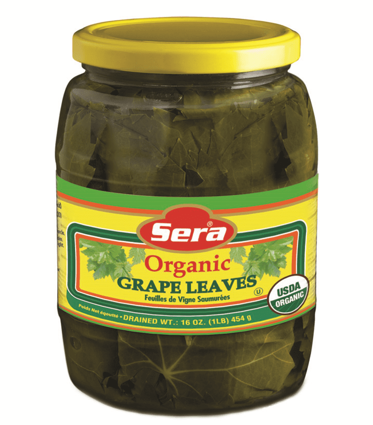 Organic Grape Leaves (Sera) 2 lb jar, DR.WT. 16oz - Walmart.com