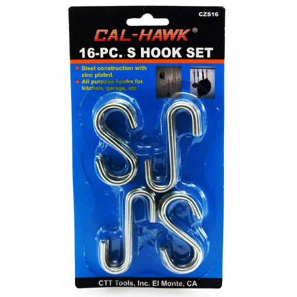 "Cal Hawk Tools 16-pc. ""S"" Hook Set" - Walmart.com - Walmart.com