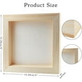 10 Pack 6 x 6 inch Wood Panel Boards, Unfinished Wood Canvas Panels for ...