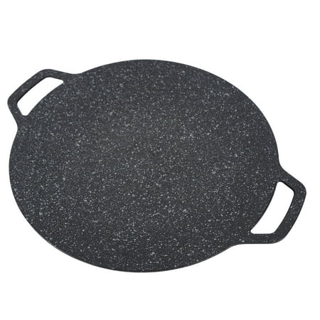Oubit Barbecue Stovetop Plate,Korean Style Barbecue Round Smokeless ...
