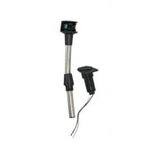 Pactrade Marine Red Green Bi-Color Angled Bow Light with 2-Prong Pole ...