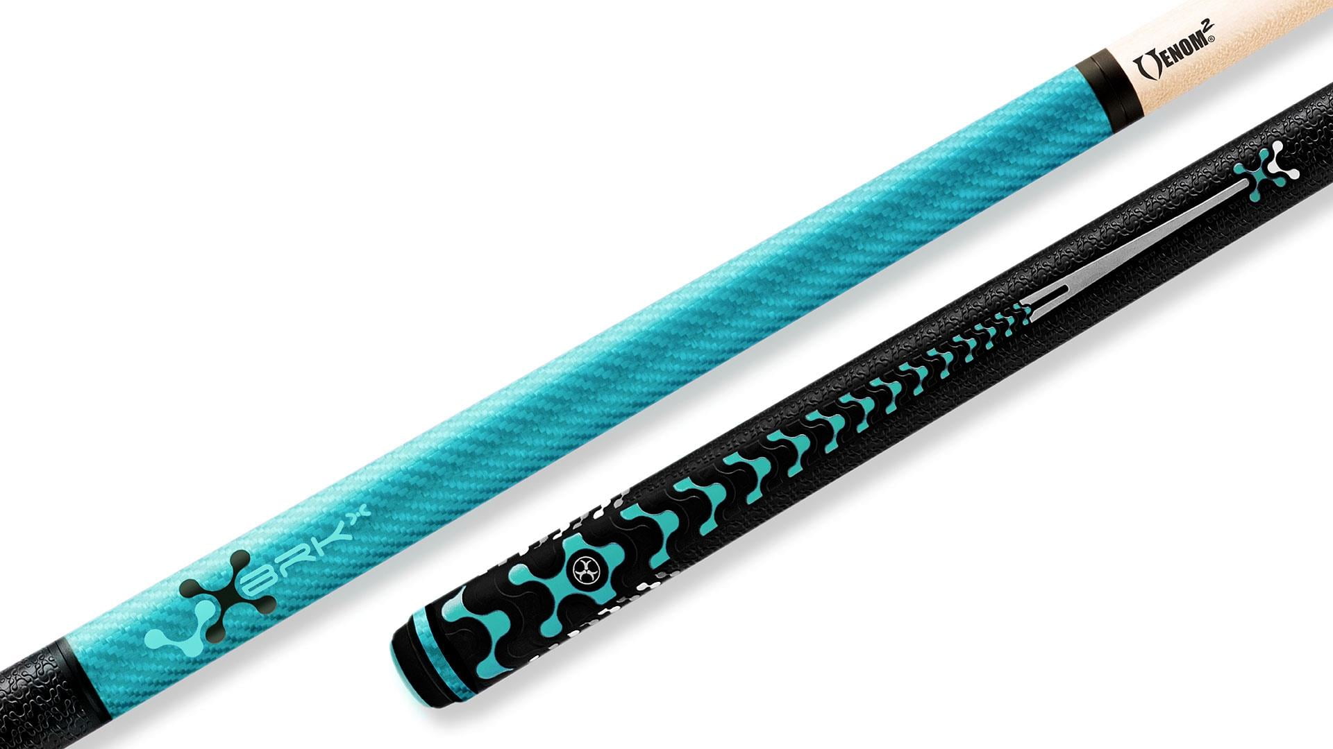 Poison VX5 BRKX Break Jump Cue - Blue / GTX Grip / Mini Radial Joints ...