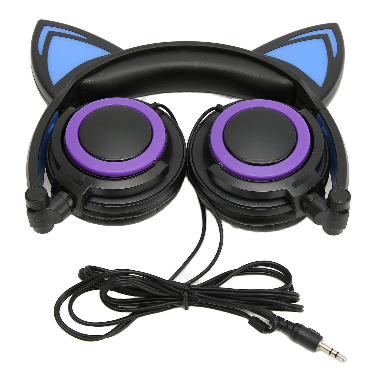 Click here for Estink Kids Wired Headphone  Cat Ear Design Led Li... prices