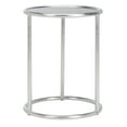 SAFAVIEH Shay Glass Top Accent Table, Silver/Grey Glass - Walmart.com