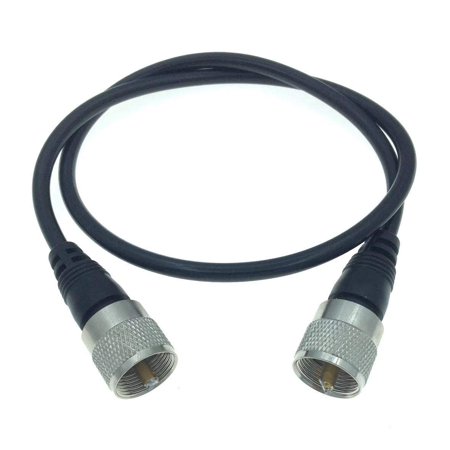 cb Antenna Cable UHF(M) Dual Male (3.3 feet/100cm) RG58 Coax for HAM ...