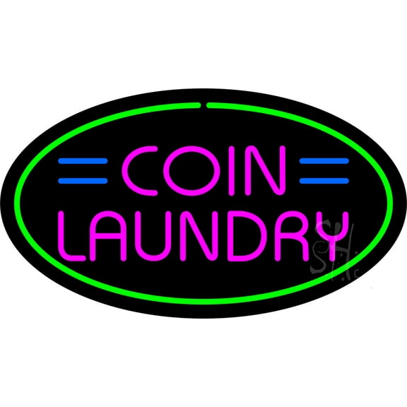 Green Psychic Answers White Border LED Neon Sign 13 x 24 - inches Black ...