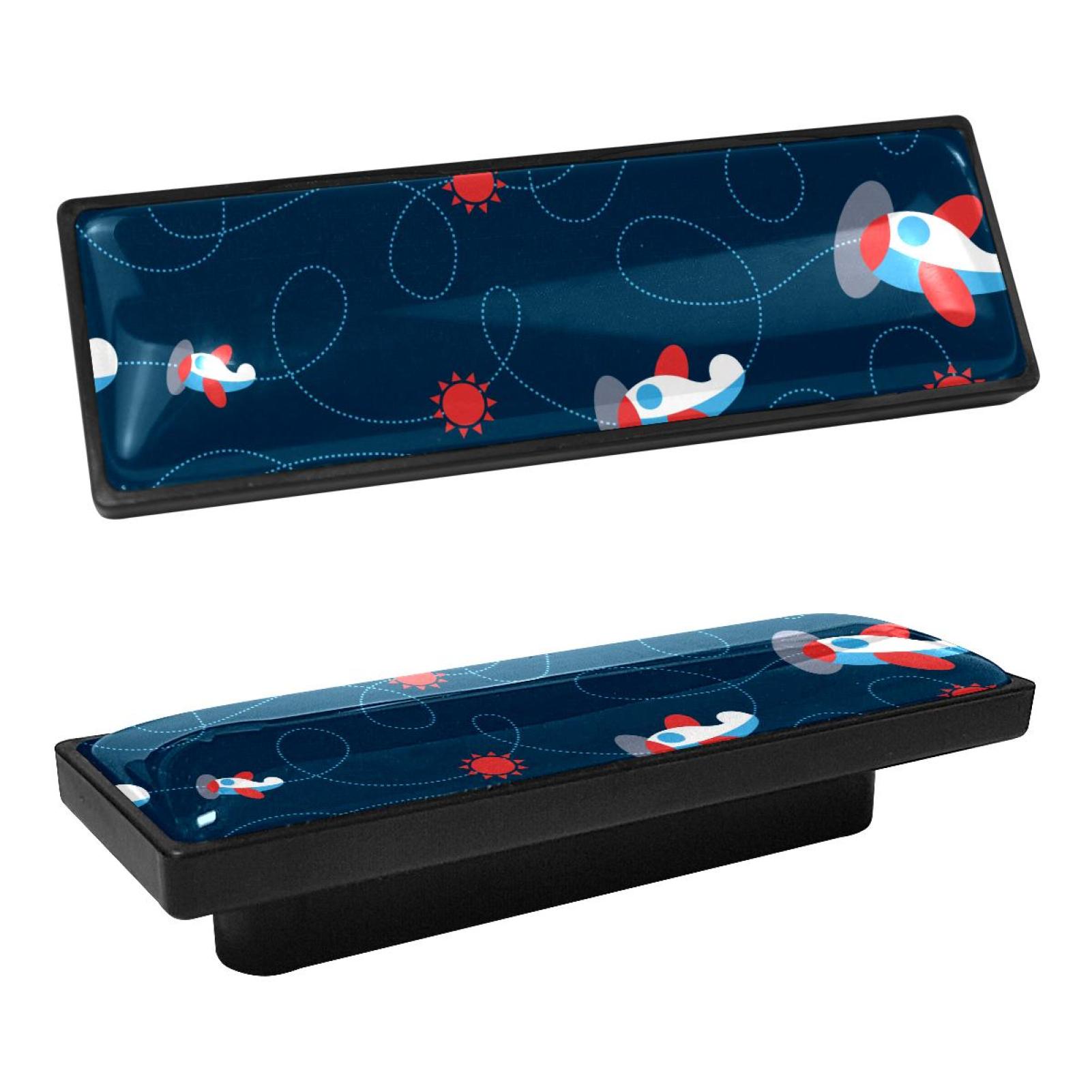 4 Pcs Rectangle Cabinet Handle Cupboard Knob Drawer Pulls Handle ...