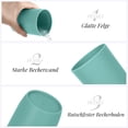 4-Pack Plastic Bathroom Tumbler Cups | Stackable Toothbrush & Mouthwash ...