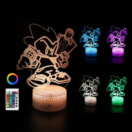 FNF Friday Night Funkin Smart Led Night Lights, 3D Illusion 16 Colors ...