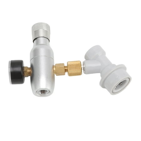 Beer Keg Charger CO2 Dispenser, Gas Ball Lock CO2 Regulator Rugged Easy ...