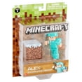 Jazwares Minecraft Series 3 Alex in Diamond Armor Figure 6+ - Walmart.com