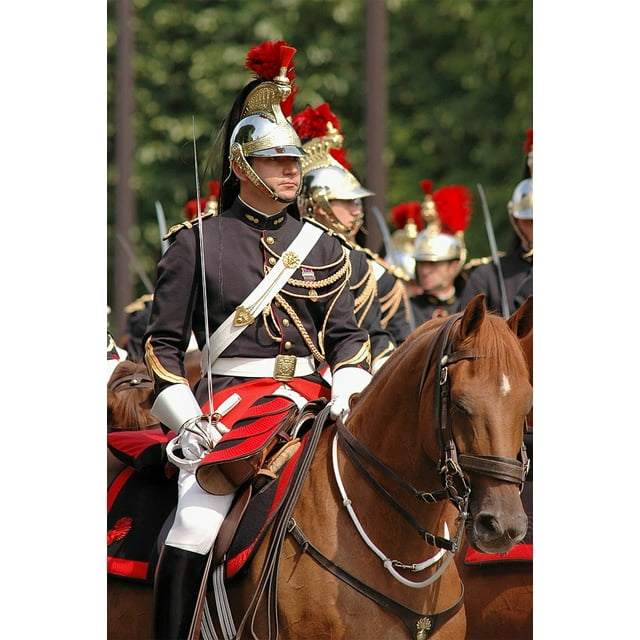 24x36 gallery poster, Republican Guards parading on Bastille Day ...