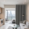 Blackout Patio Sliding Door Curtains 108 Inch Length, Grommet Privacy ...