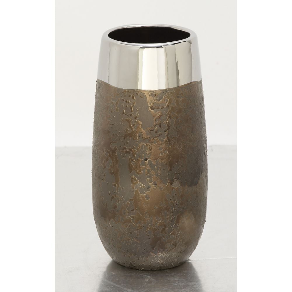 Designer Ceramic Metallic Vase - Walmart.com