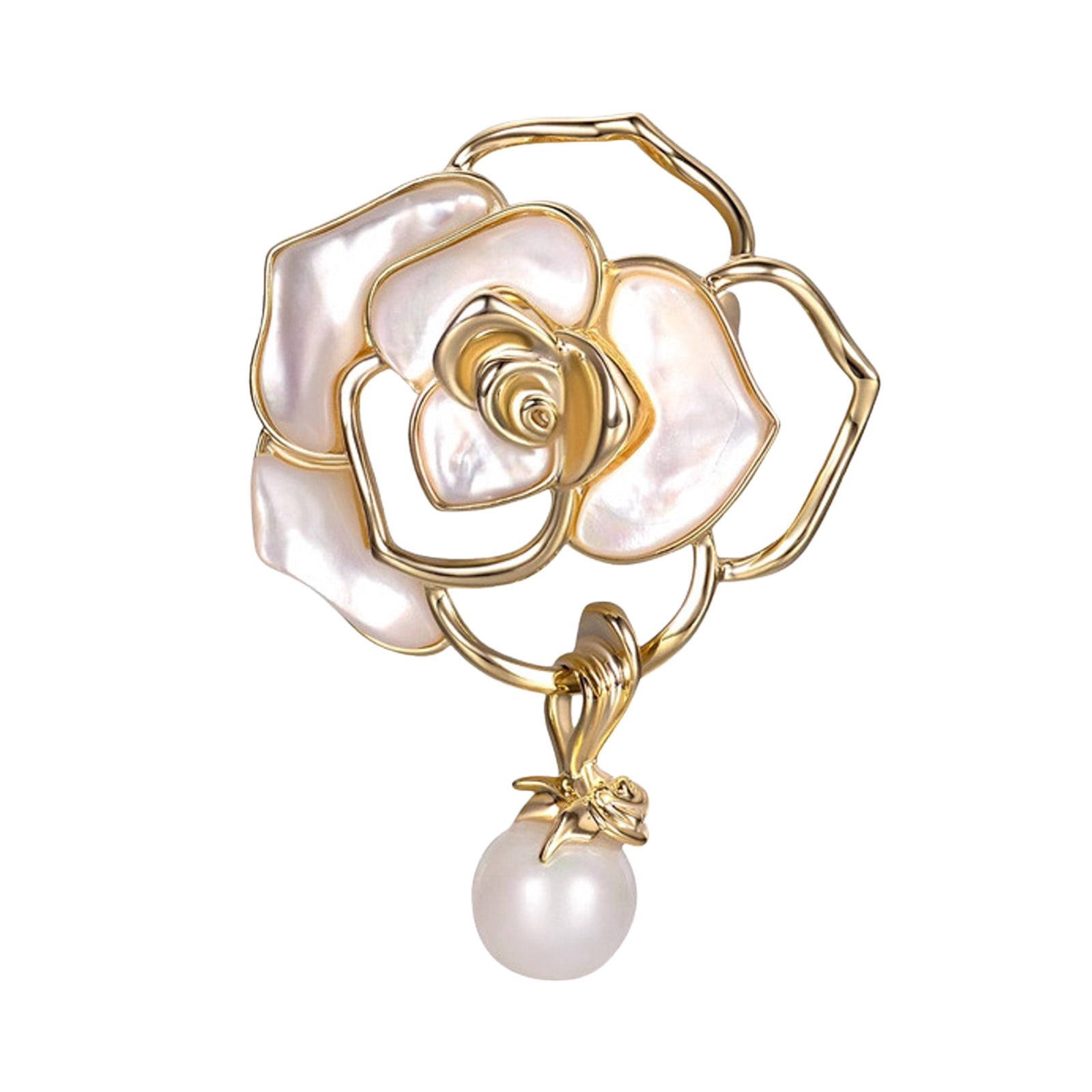 Click here for Riforla Fashion Flower Drop Oil Brooch Fresh Women... prices