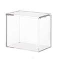 2X Clear Acrylic Display Case Collectibles Display Stands Clear Storage ...