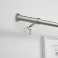 EXCLUSIVE HOME Topper 1" Curtain Rod and Finial Set, Matte Bronze ...