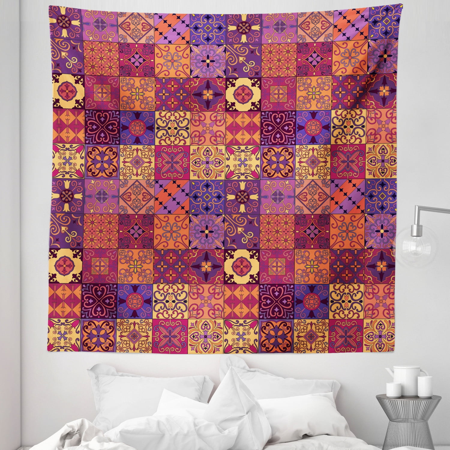 Spanish Tapestry, Azulejo Moroccan Tiles in Vibrant Historical Cultural ...