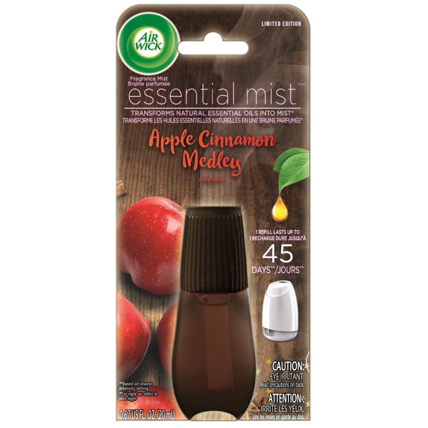 Air Wick Essential Mist, Essential Oils Diffuser Refill, Apple ...