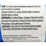 Ocean Saline Nasal Congestion Natural Non Medicated Relief Spray 3.5 oz ...