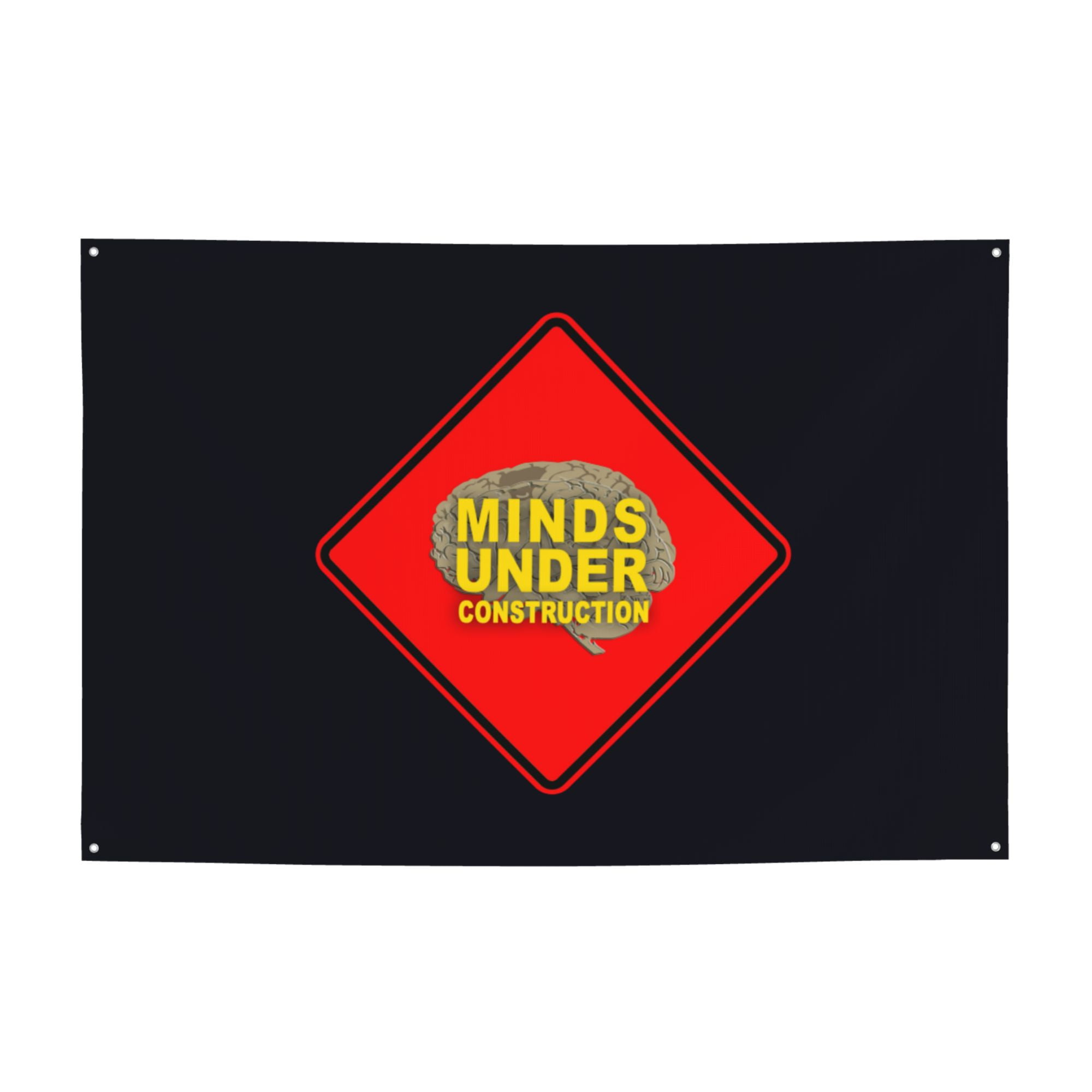 DouZhe Minds Under Construction Sign Banner, Brain Work Signs Hanging ...