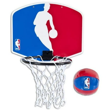 Spalding Over the Door Mini Basketball Hoop - NBA Logoman Graphic ...