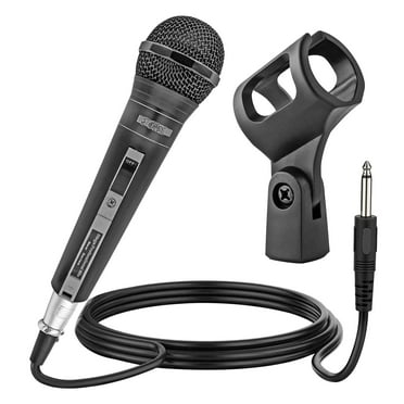 Technical Pro MK75 Karaoke DJ Wired Microphone Mic w/ 10 ft. XLR to 1/4 ...