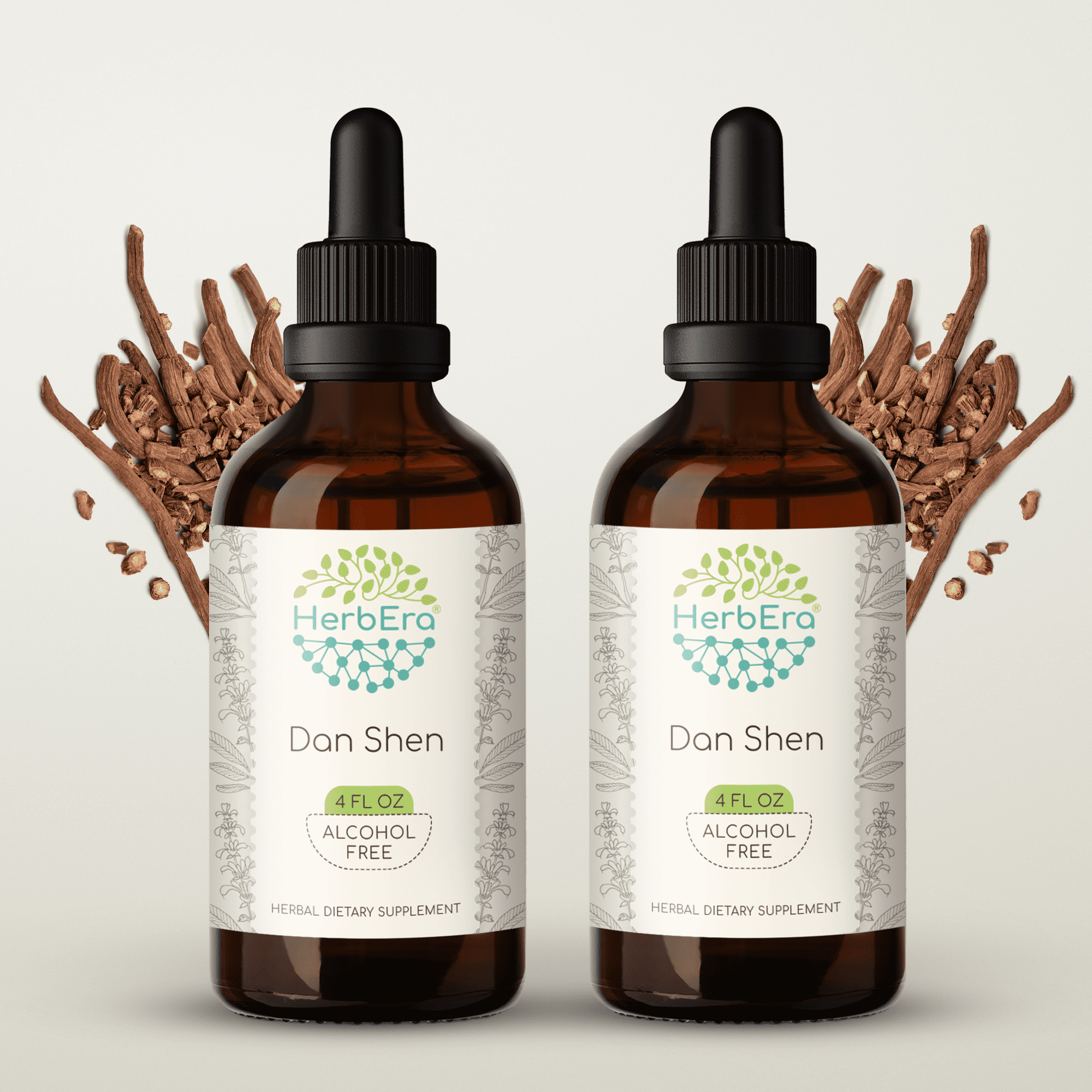 Dan Shen Alcohol-FREE Herbal Extract Tincture, Super-Concentrated ...