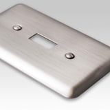 Amerelle 2TDPW Devon Wallplate, 1 Toggle / 1 Duplex, Steel, Brushed ...