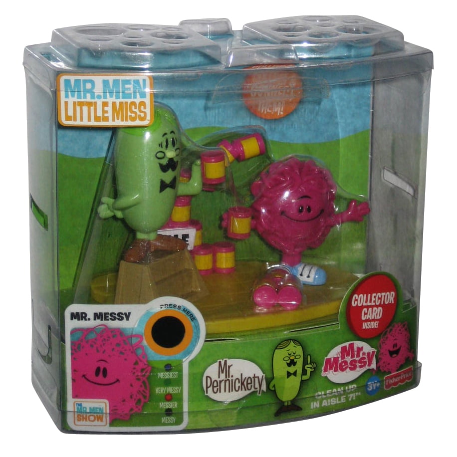 Mr. Men Little Miss Mr. Messy & Mr. Pernickety (2008) Fisher-Price Toy ...