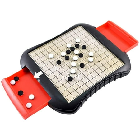 IBAOLEAGobang Chess Game Magnetic Five in A Row Checker Toy with Pull ...