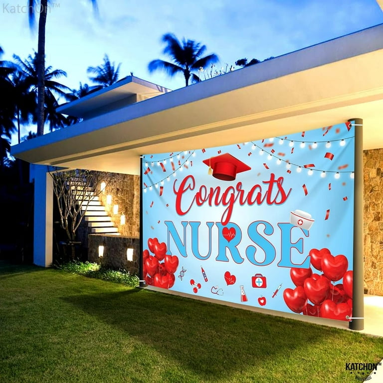 Nurse Graduation Banners TUTA Large Congrats Nurse Banner Nurse