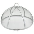 SKYSHALO Spark Guard for Firepits, 36" Wide, Circular Outdoor Fireplace ...