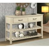 Entry Table, Sturdy Entryway Table, Solid Wood Console Table with ...