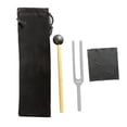 awjaisca Aluminum Tuning Fork with Wooden Hanmmer Wrench Rag 128/256 ...